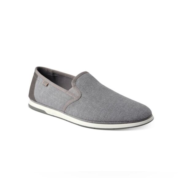 Club Room | Shoes | Clubroom Mens Graygoring Cushioned Leo Round Toe ...